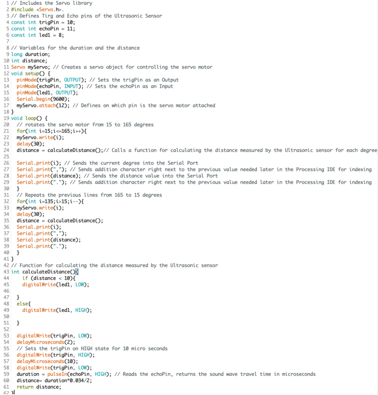 Radar System using Ultrasonic Sensor – IAAC BLOG