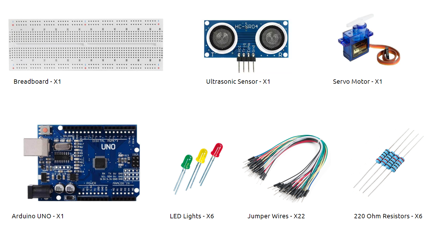 Ultrasonic Distance Measurement with LED and Servo Motor – IAAC BLOG