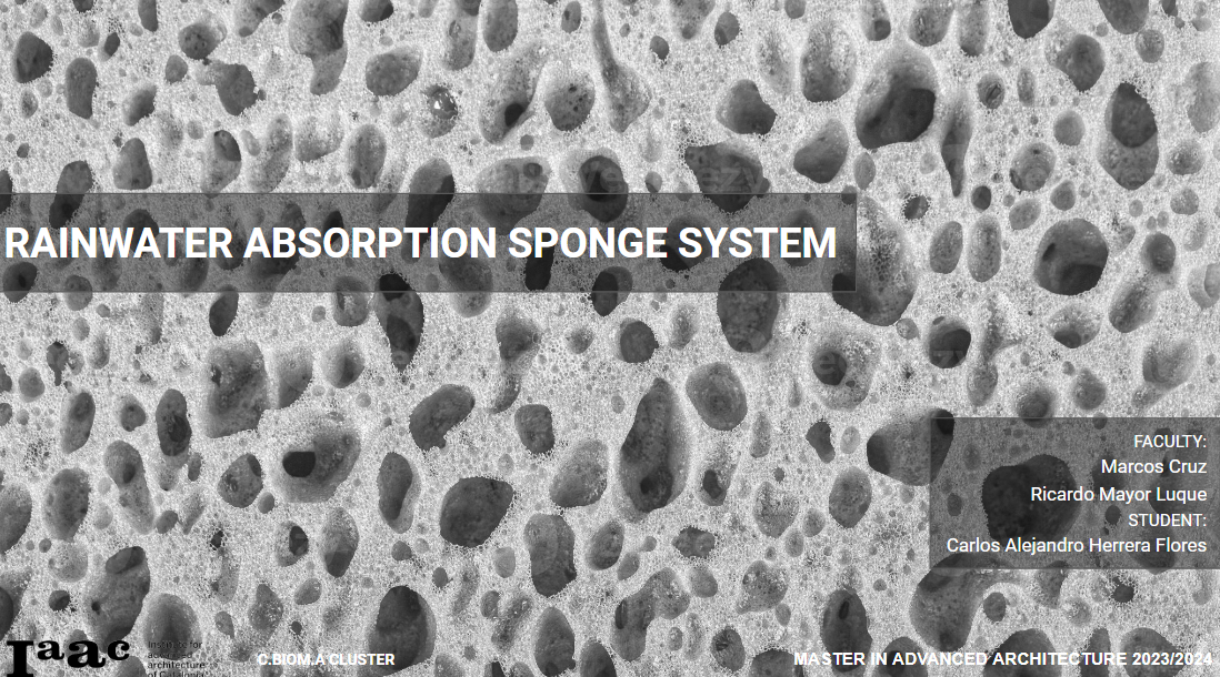RAINWATER ABSORPTION SPONGE SYSTEM - IAAC BLOG