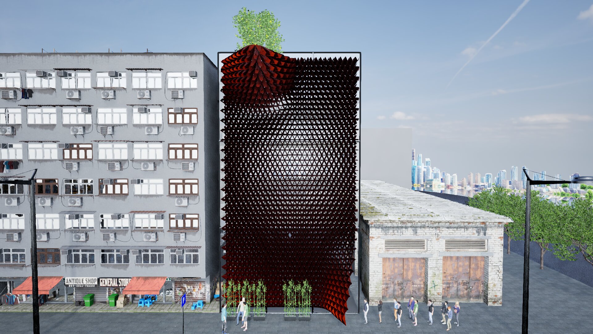 Computational Design Facade - Curtain Wave Facade - IAAC BLOG