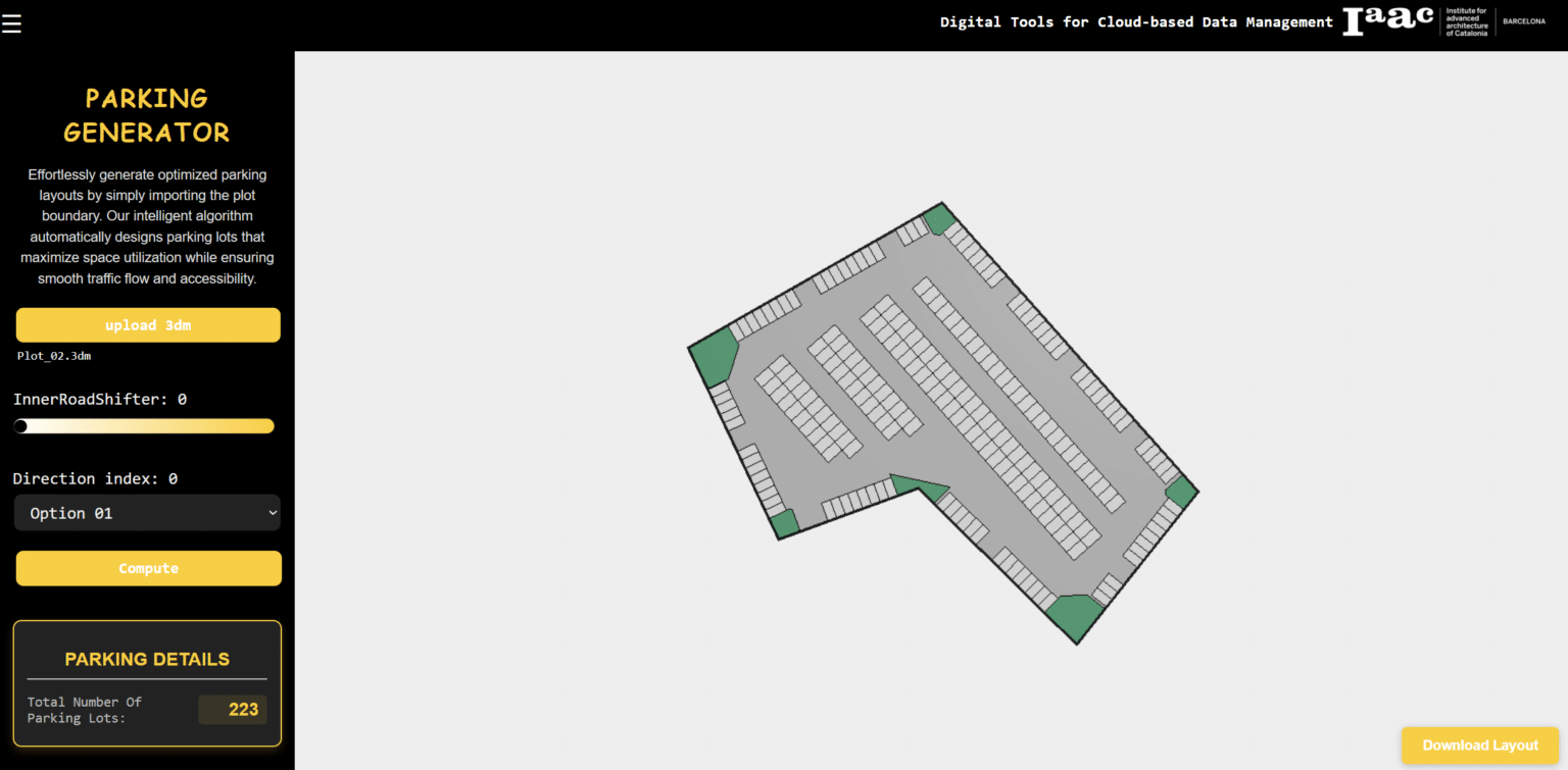 Parking Generator - IAAC BLOG